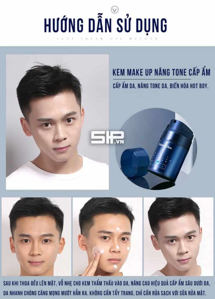 Kem trang điểm cho nam giới 4 trong 1 LIGHT MAKEUP - SỊP nam đỉnh cao ...